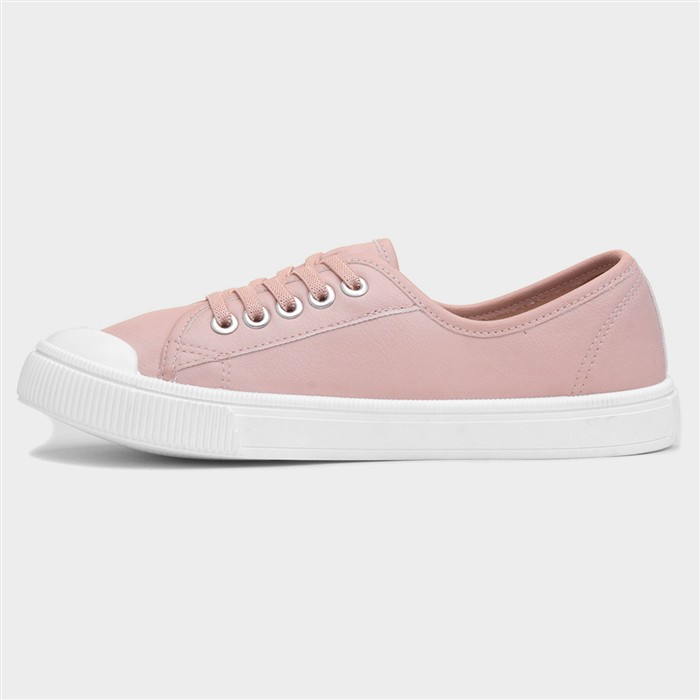 Lilley Penny Womens Pink Canvas Shoe-16555 | shoezone