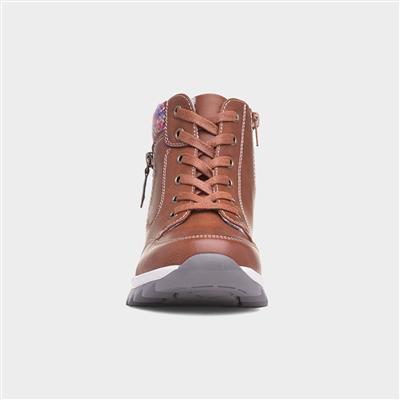 Lunar Buttermere Womens Tan Ankle Boot-17201 | Shoe Zone