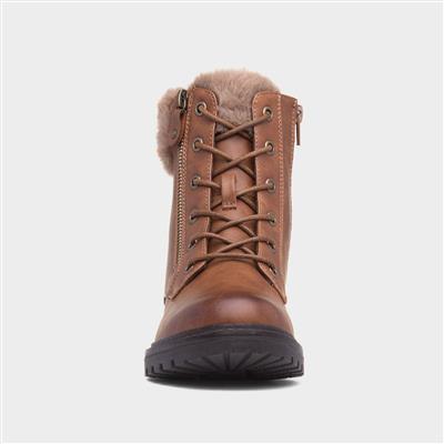 Lilley & Skinner Chile Womens Tan Ankle Boot-18305 | shoezone