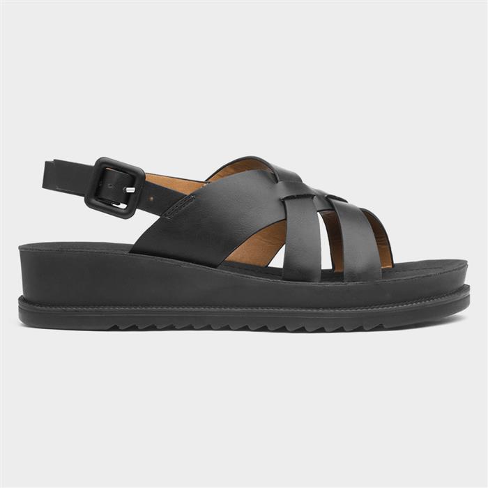 Lilley & Skinner Cuba Womens Black Strappy Sandal-19194 | Shoe Zone