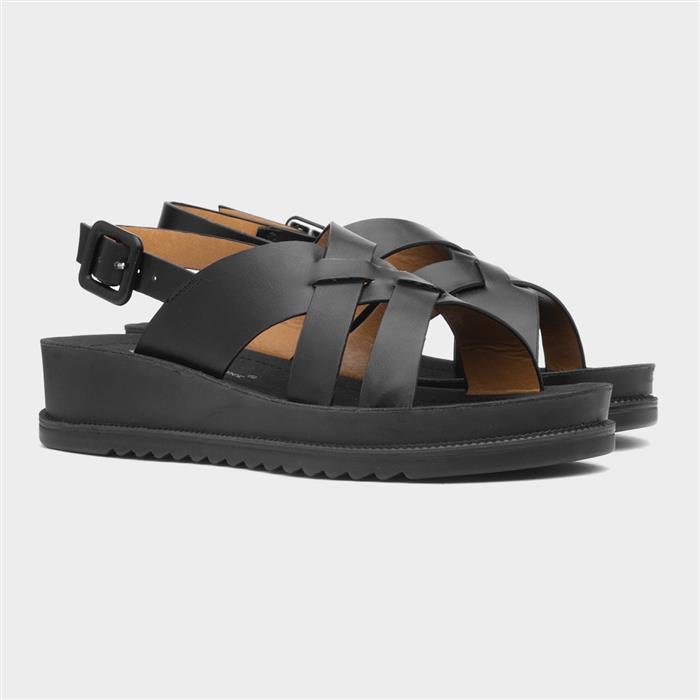 Lilley & Skinner Cuba Womens Black Strappy Sandal-19194 | Shoe Zone