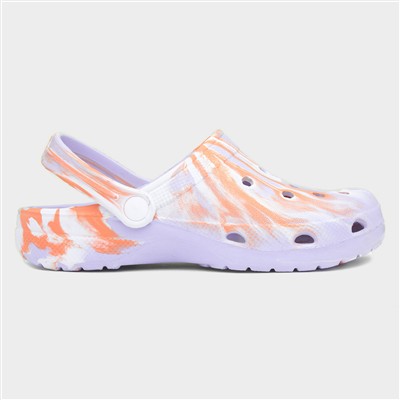 Summer Womens Multi Marble EVA Clog-19830 | Shoe Zone