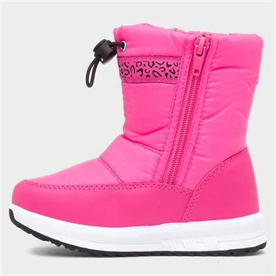 LOL Surprise Kids Pink Snow Boot-28268 | Shoe Zone