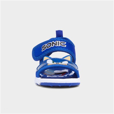 Sonic The Hedgehog Callo Kids Blue Sandal-299131 | shoezone