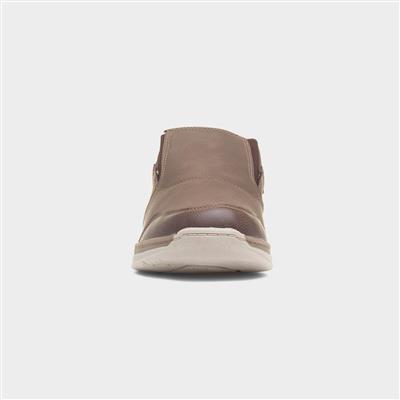 Comfy Steps Roland Mens Brown Casual Shoe-52061 | shoezone