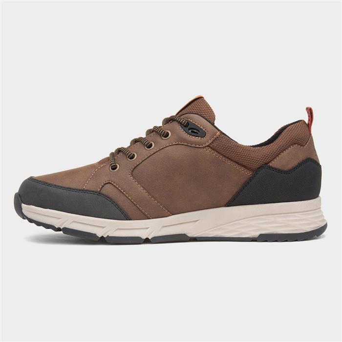 Relife Daniel Mens Brown Lace Up Casual Shoe-52065 | shoezone