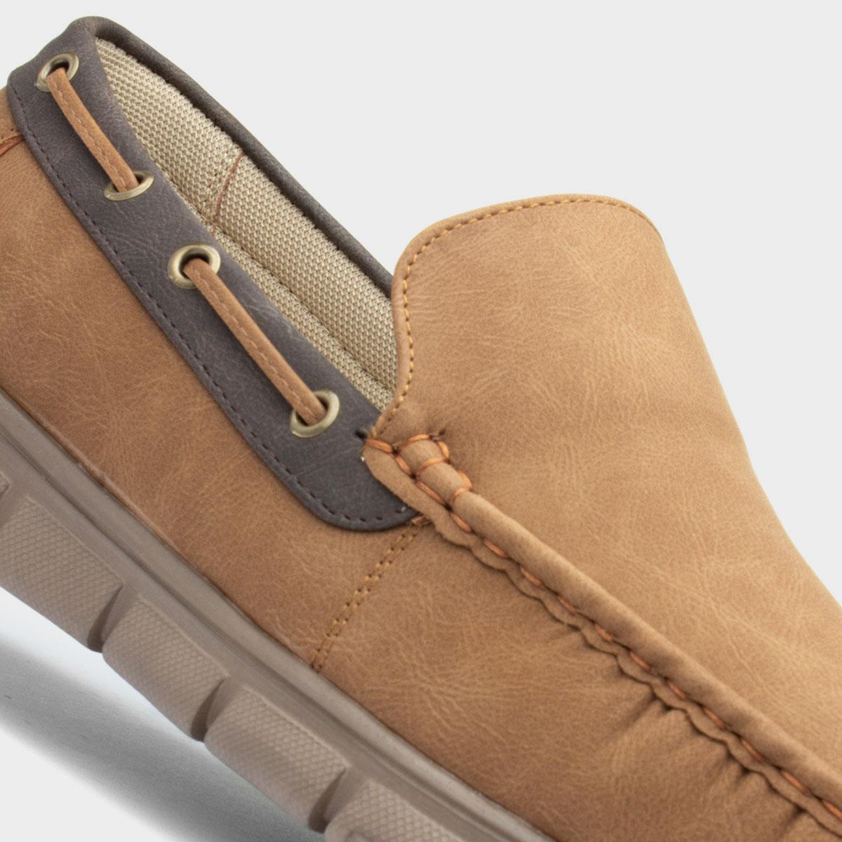 Cushion Walk Declan Mens Casual Tan Slip On Shoes-52376 | Shoe Zone