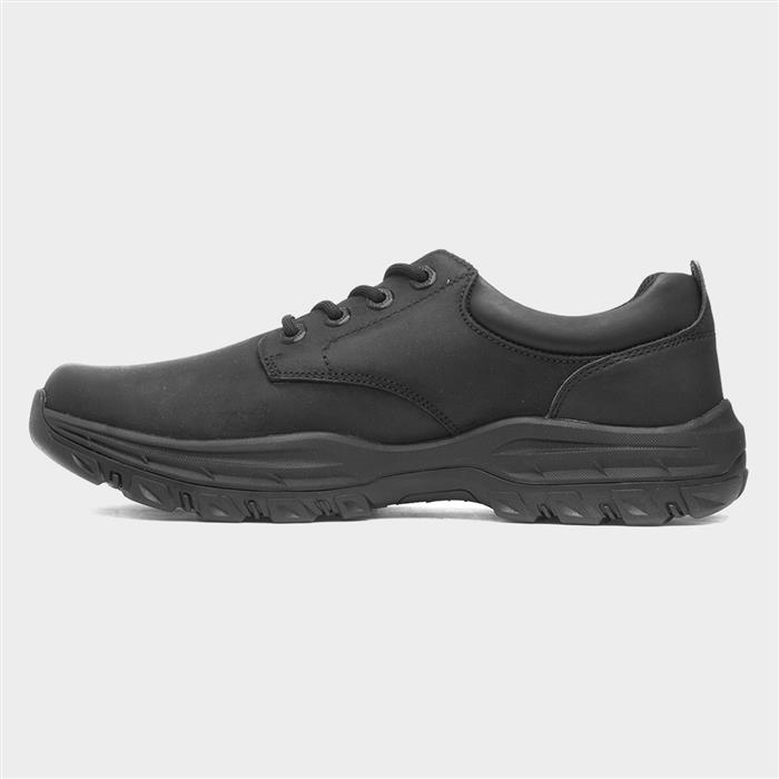 Skechers Relaxed Fit Knowlson Mens Black Shoe-52861 | shoezone