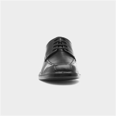 Comfy Steps Conrad Mens Black Leather Shoe-53033 | Shoe Zone