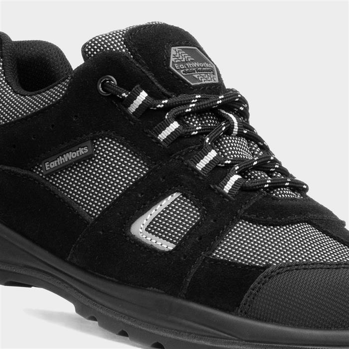 EarthWorks Trowel Mens Black Safety Shoe-55222 | shoezone