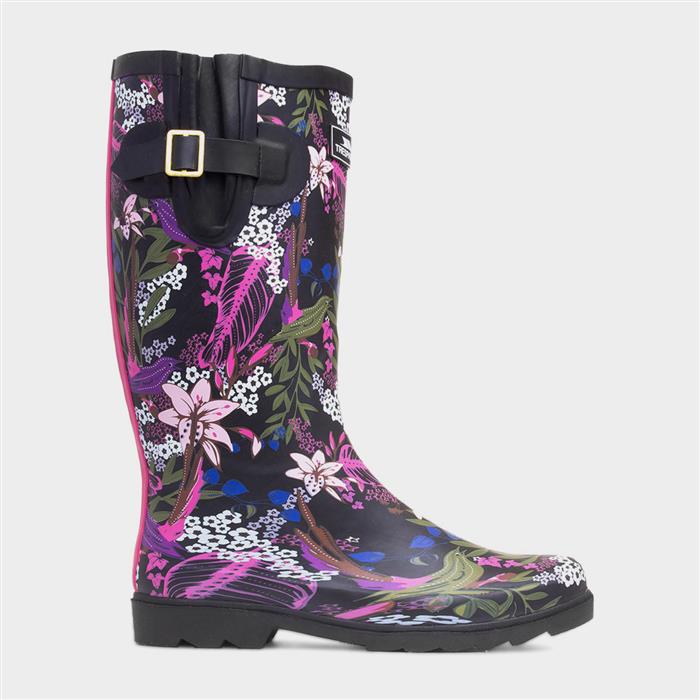 Trespass Elena Womens Tropical Floral Multi Welly-79604 | shoezone
