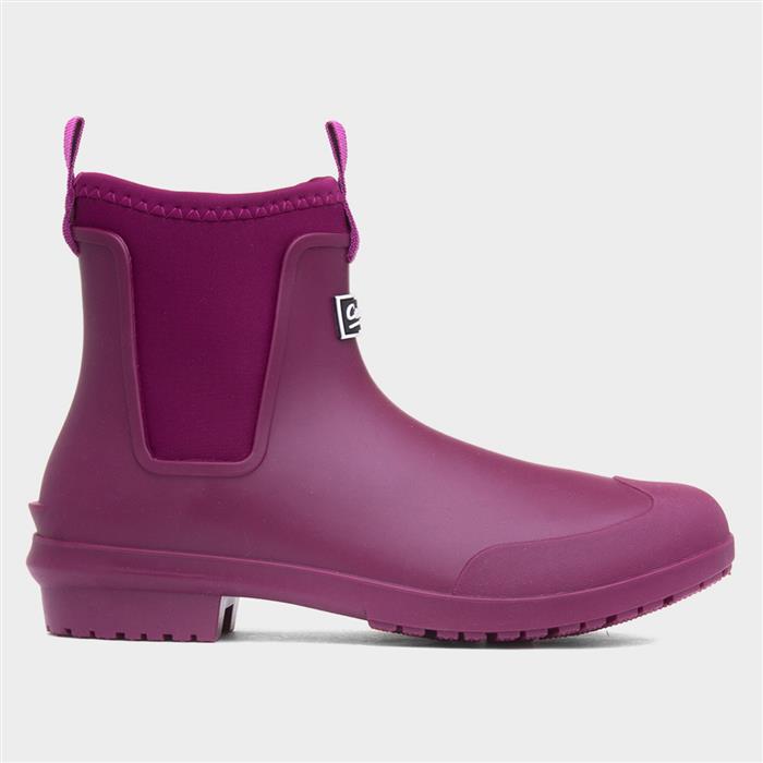 Cotswold Grosvenor Womens Berry Ankle Welly-79936 | shoezone