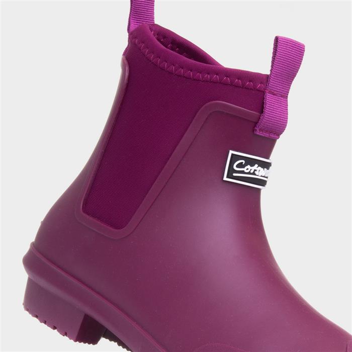 Cotswold Grosvenor Womens Berry Ankle Welly-79936 | shoezone