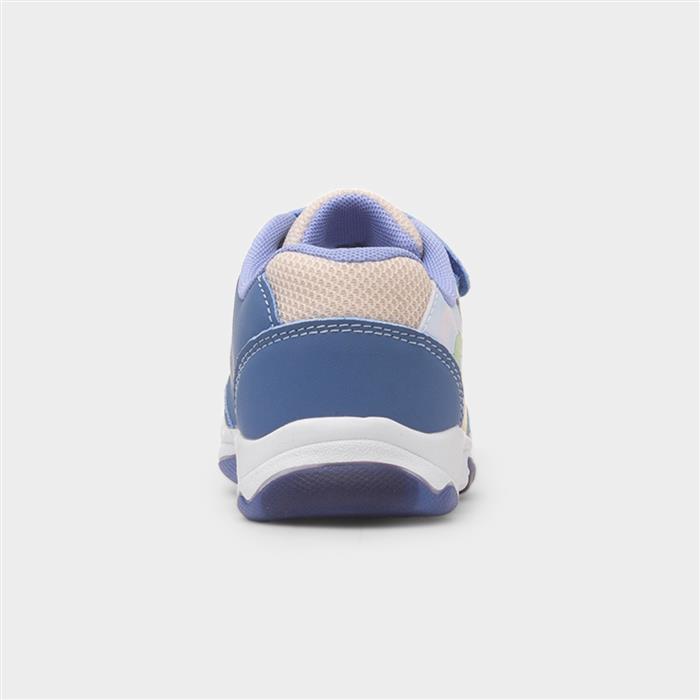 Bluey Kids Blue Easy Fasten Light Up Trainers-80702 | shoezone