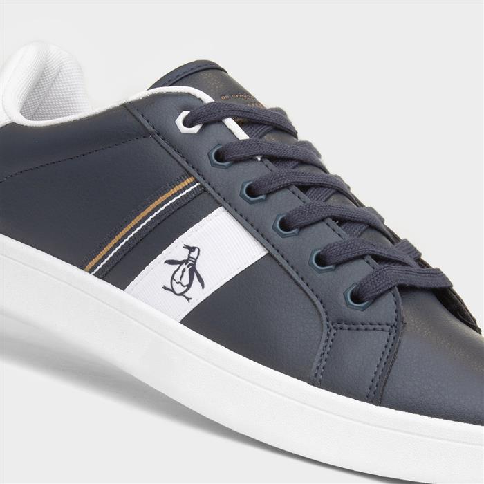Original Penguin Steadman Retro Mens Navy Trainer-80825 | shoezone