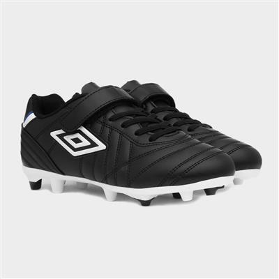 Umbro Speciali Liga Jnr Kids Black Football Boot-81313 | Shoe Zone