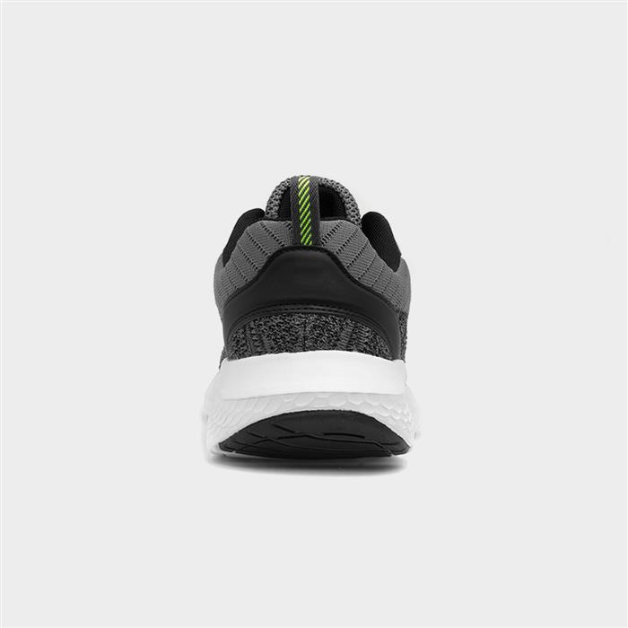 Osaga Satellite Mens Grey Lace Up Trainer-830231 | Shoe Zone
